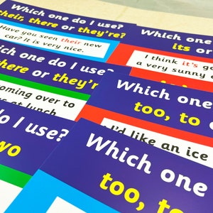 12 English Literacy Common Mistakes Posters Classroom Display for ...