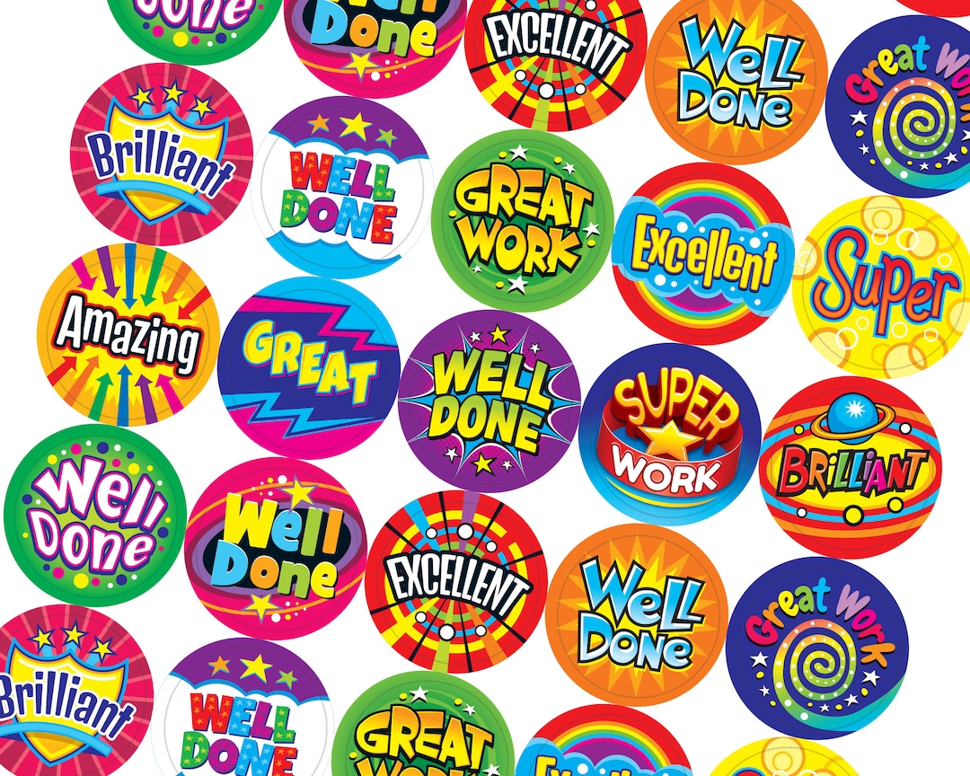 300 Berry Scented Stickers Smelly Rewards Value Pack for Pupils School ...