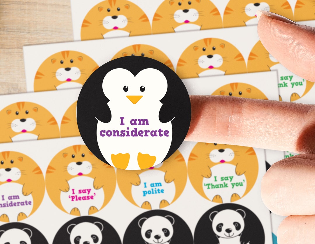 100 Tropical Scented Smelly Good Manners Motivational Reward Stickers ...