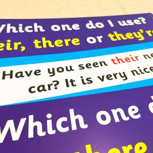12 English Literacy Common Mistakes Posters Classroom Display for ...