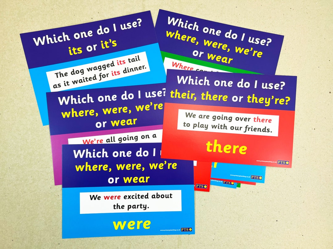 12 English Literacy Common Mistakes Posters Classroom Display for ...