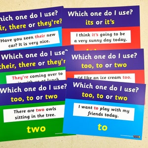 12 English Literacy Common Mistakes Posters Classroom Display for ...