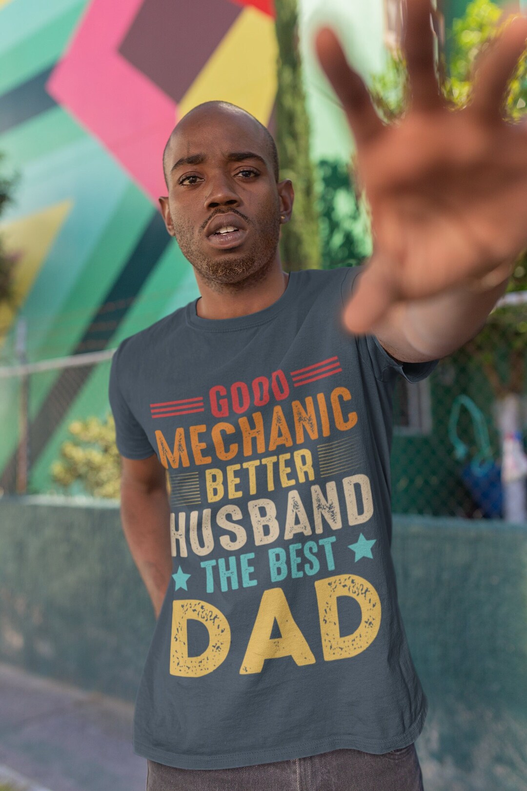 Good Mechanic Better Husband the Best Dad Papa T-shirt for Dad, Bonus ...