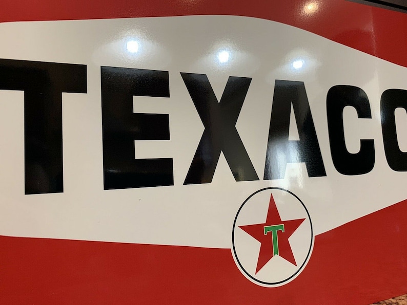 Texaco Vintage Style Sign | Etsy