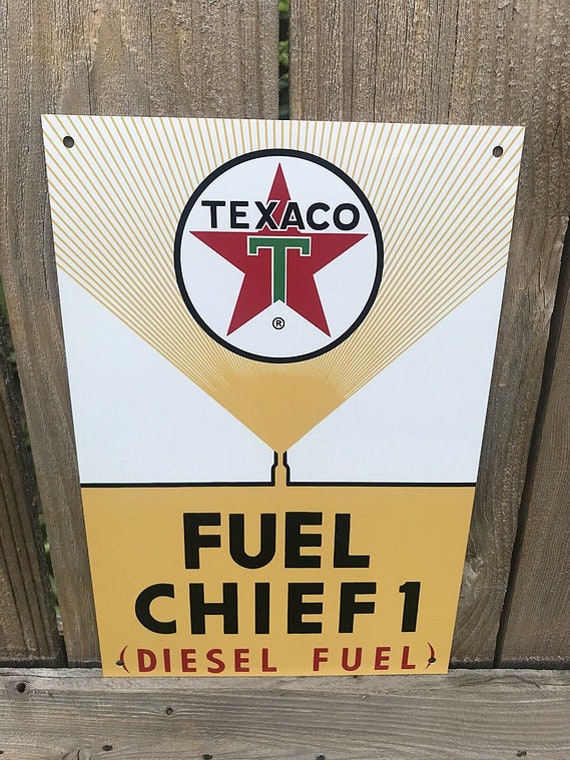 Texaco Fuel Chief Diesel 1 | Etsy