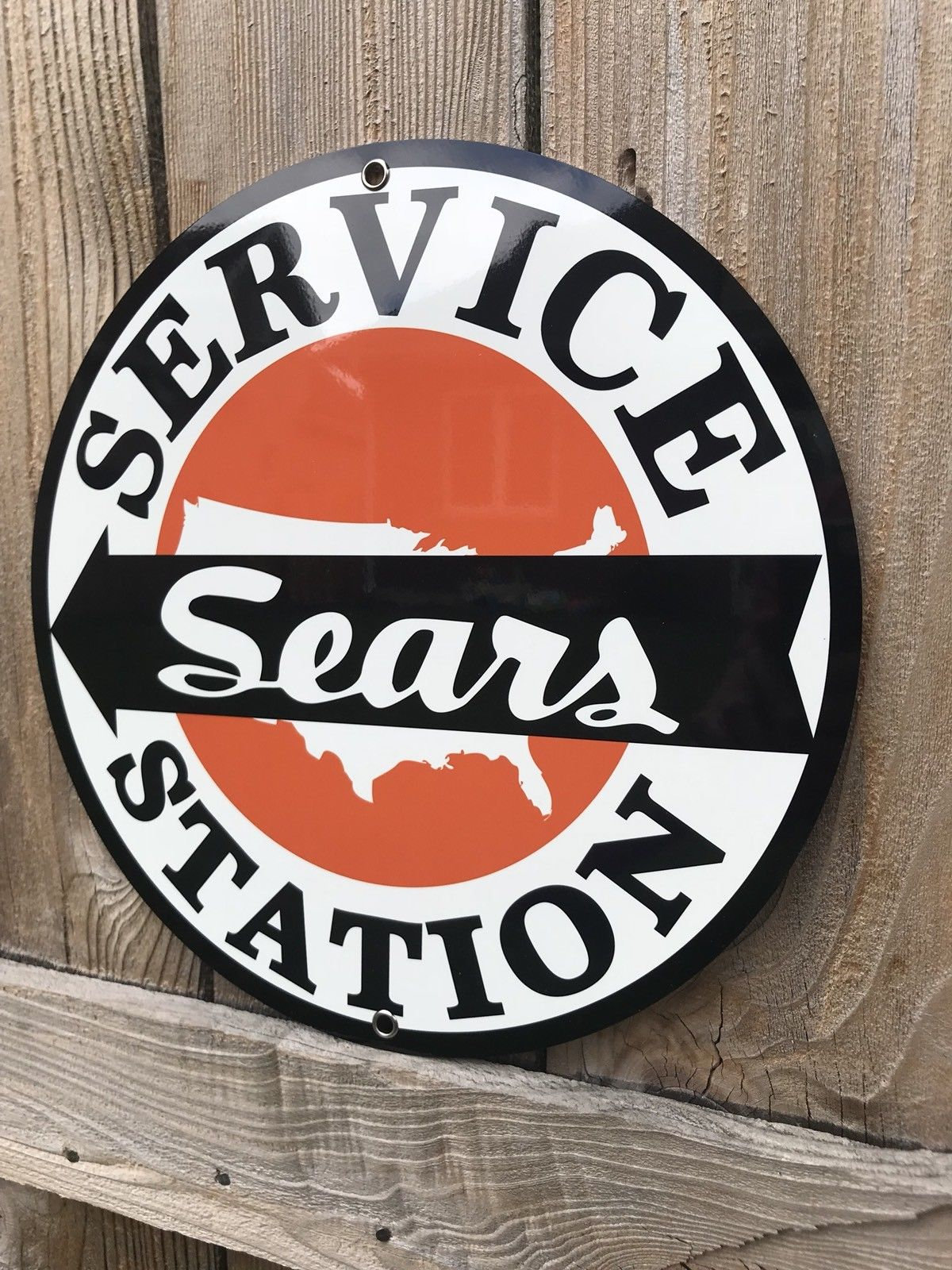 Sears Service Station vintage style sign | Etsy