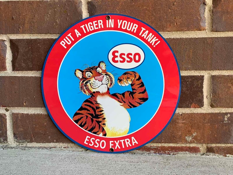 Esso Put A Tiger in Your Tank Vintage Style Sign - Etsy