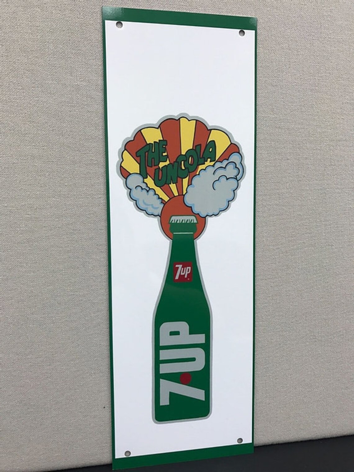 7up the Uncola Bottle Reproduction Sign - Etsy