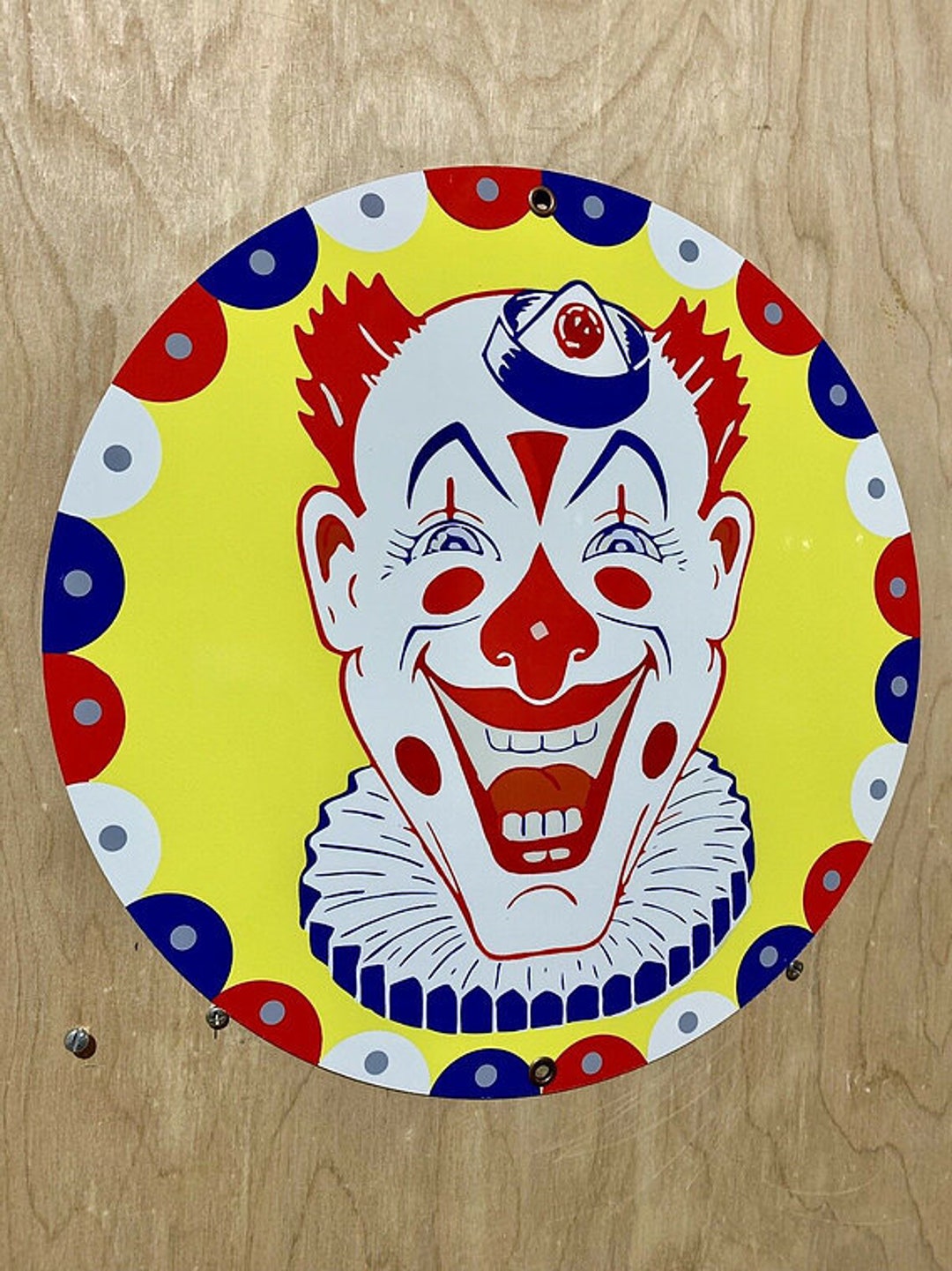 Clown Circus Bozo Vintage Style Sign - Etsy