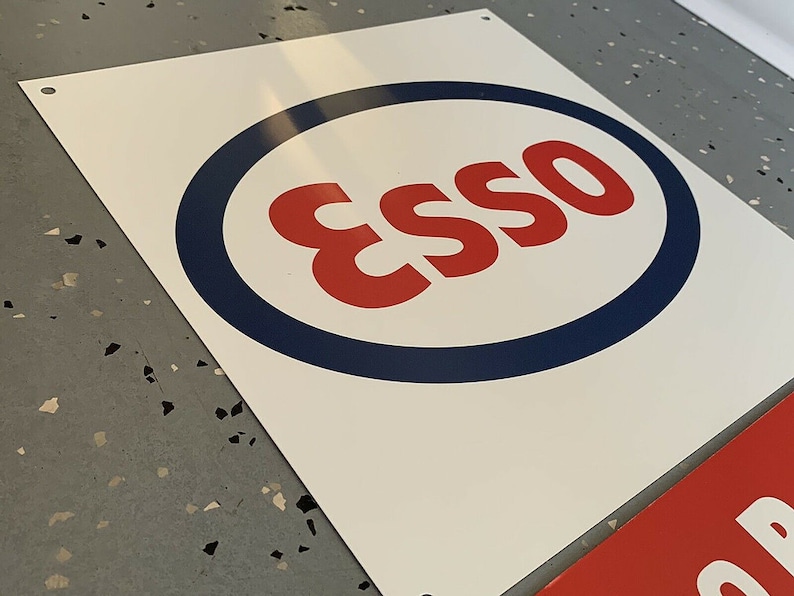 Esso Regular & Extra 3 Piece 1940-50s Vintage Style Sign | Etsy