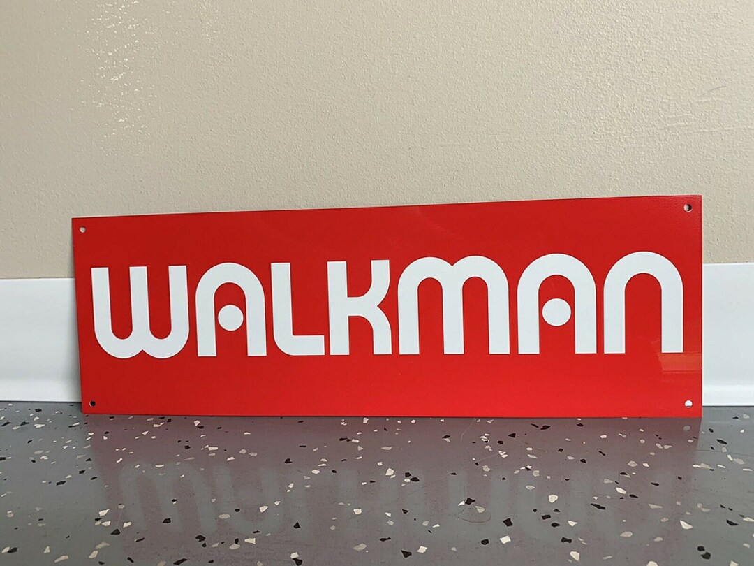 Walkman Vintage Style Sign - Etsy