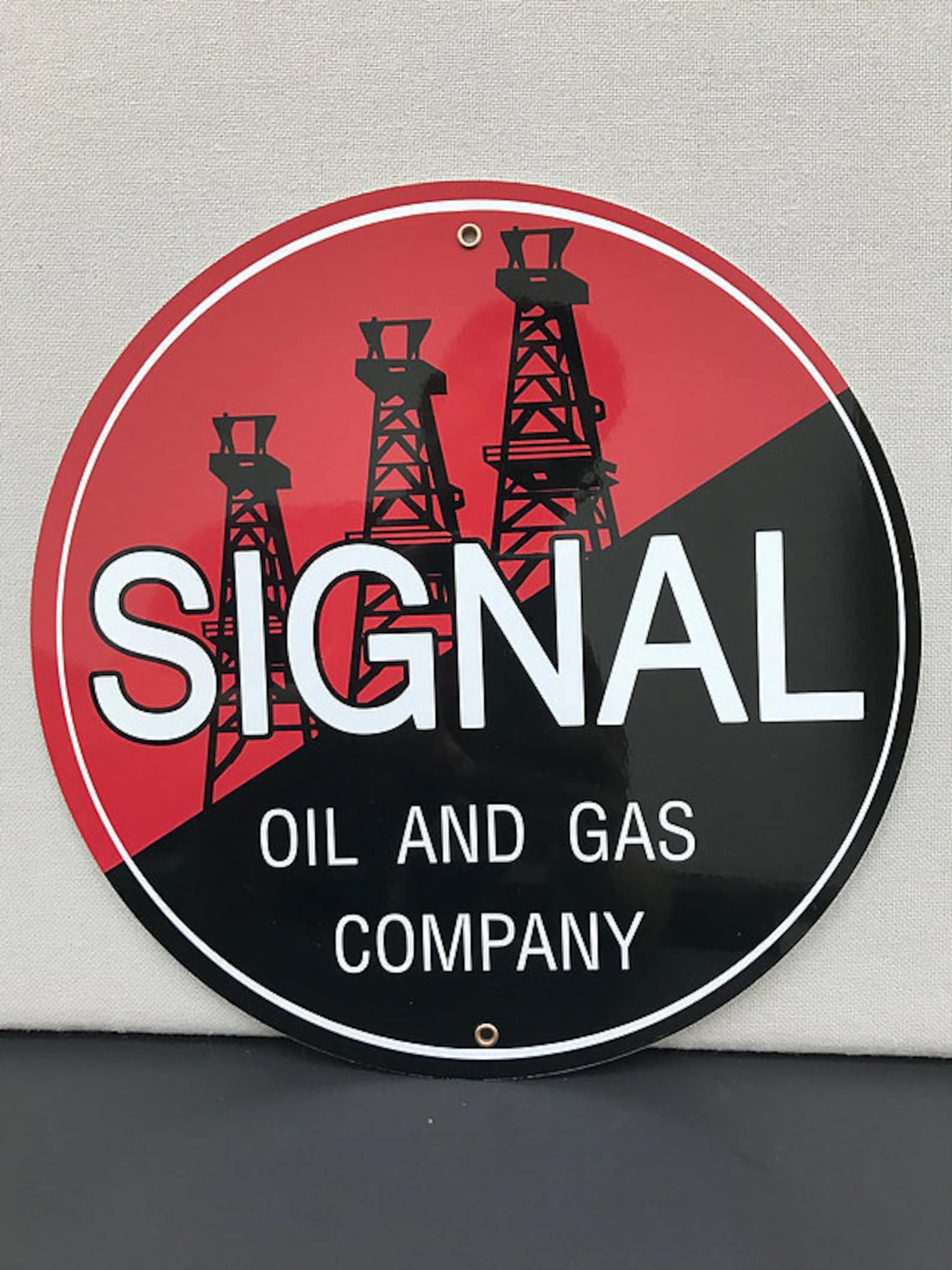 Signal Oil and Gas Company Reproduction Sign - Etsy