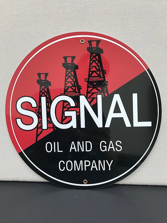 Signal Oil and Gas Company Reproduction Sign - Etsy