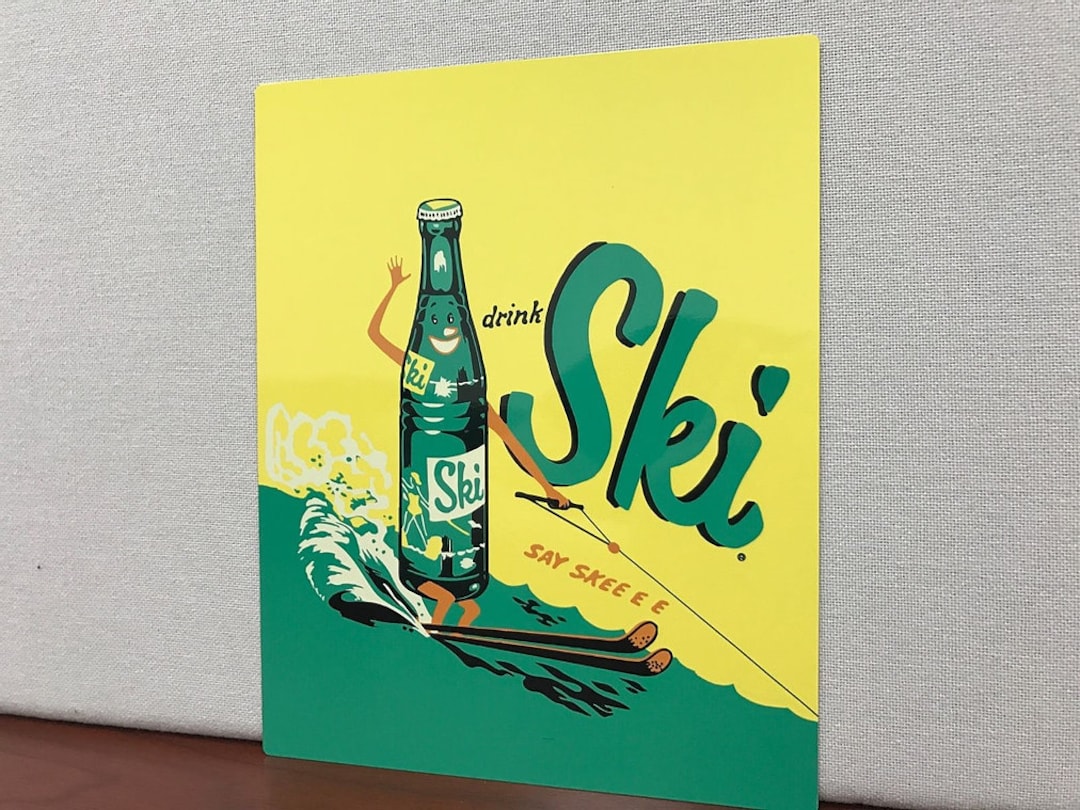 Ski Soda Reproduction Sign - Etsy