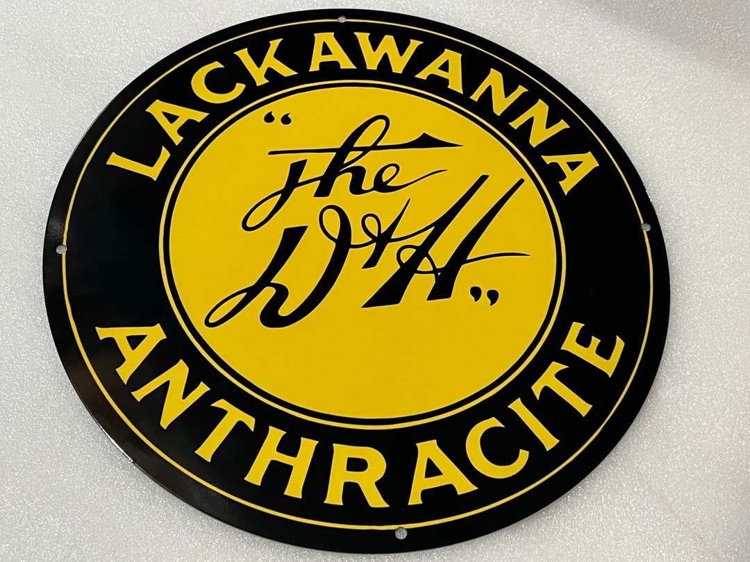 Lackawanna Anthracite Coal Heavy Steel Vintage Style Metal Sign - Etsy