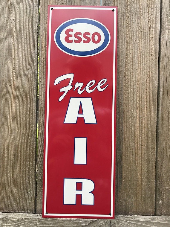 Esso Free Air Vintage Style Sign - Etsy