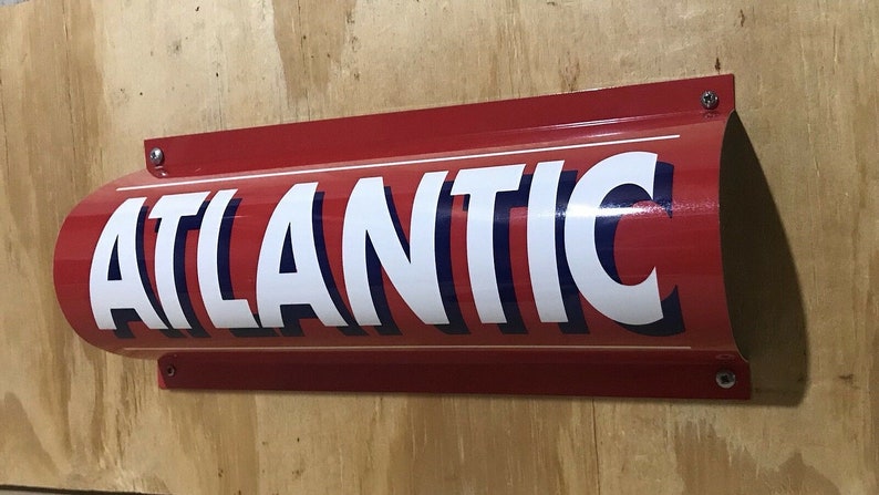 Atlantic Gasoline Sign - Etsy