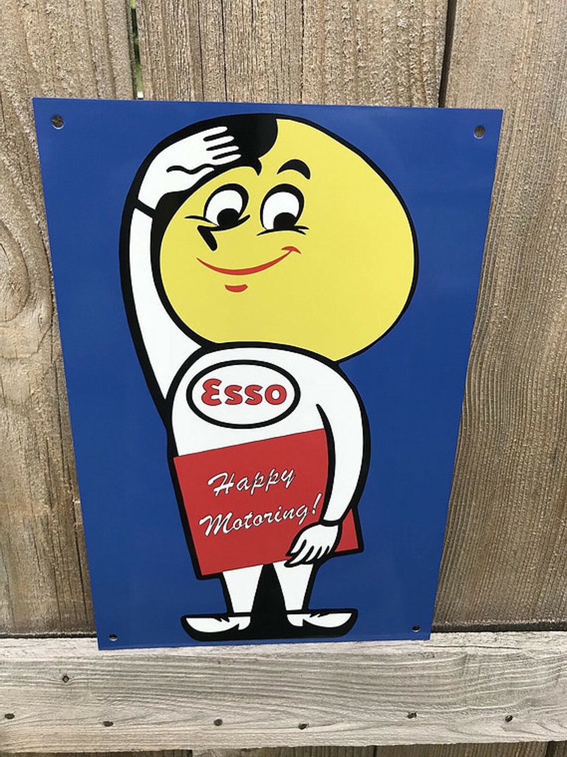 Esso Happy Motoring Vintage Style Sign - Etsy
