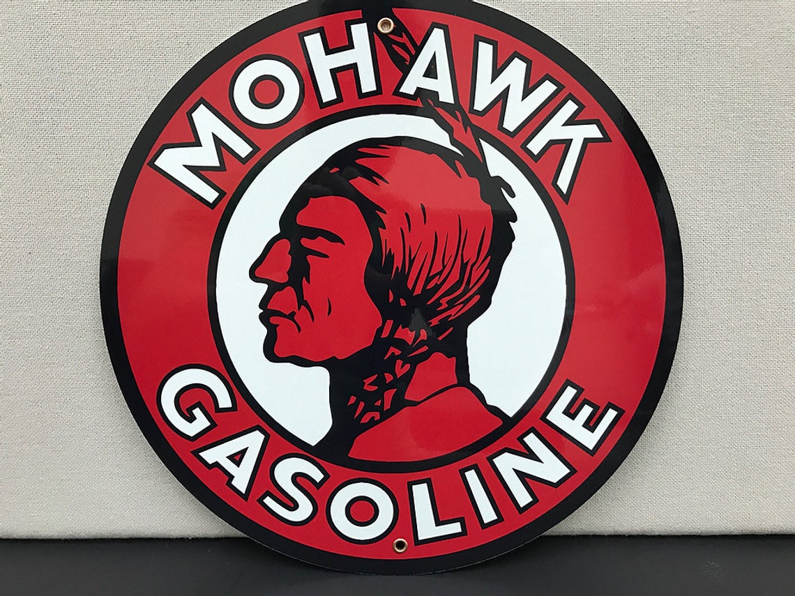 Mohawk Gasoline Reproduction Sign - Etsy