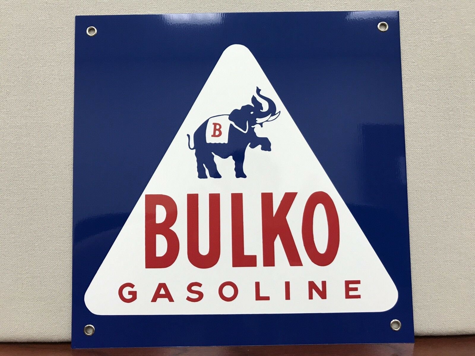 Bulko Elephant Gasoline vintage style sign | Etsy