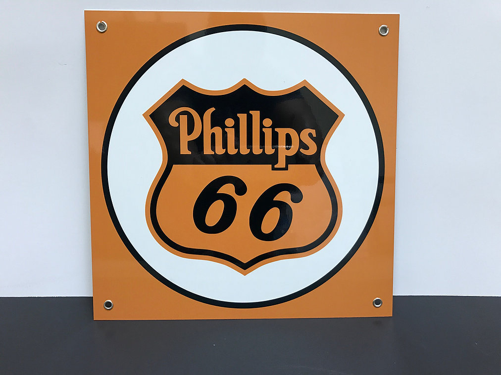 Phillips 66 Orange Reproduction Sign - Etsy