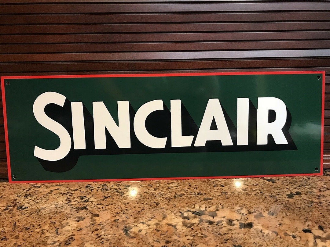 Sinclair Opaline Oil Sign - Etsy