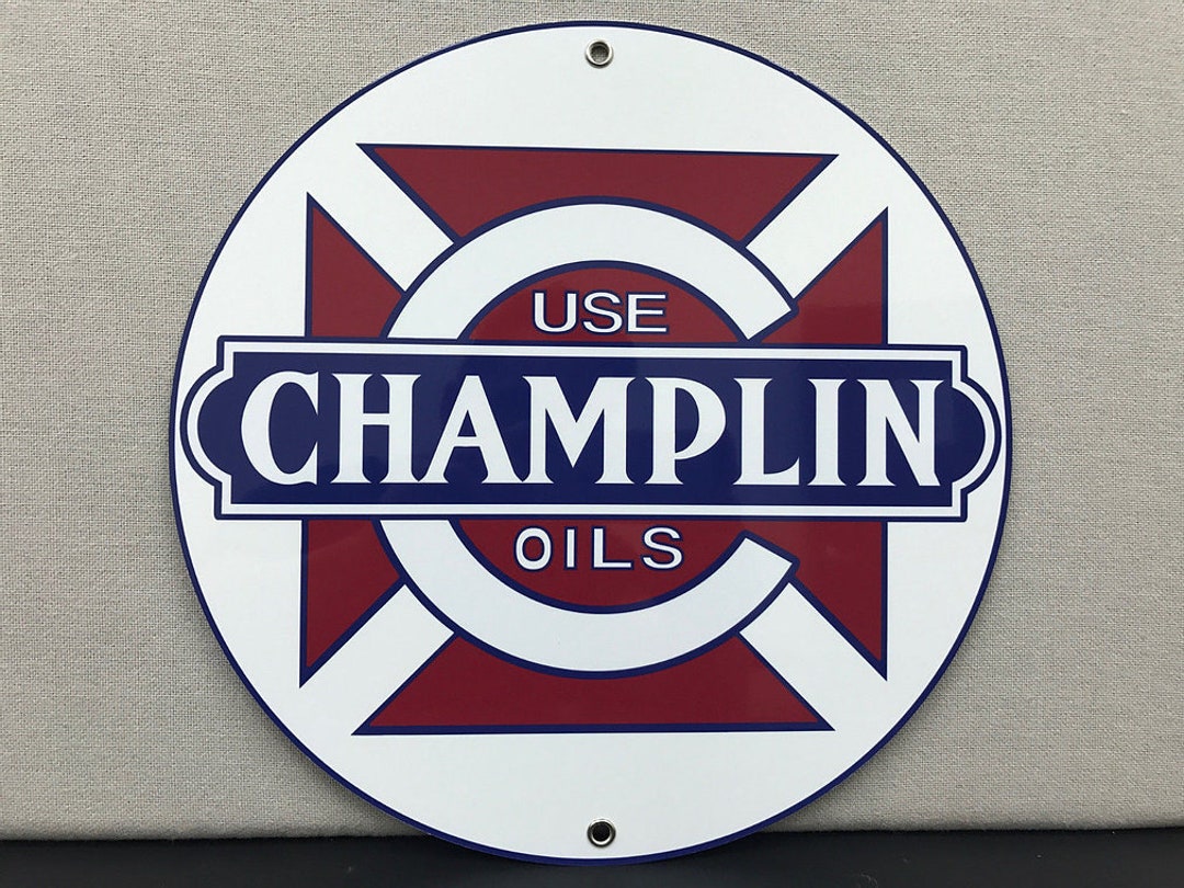 Champlin Oil Vintage Style Sign - Etsy