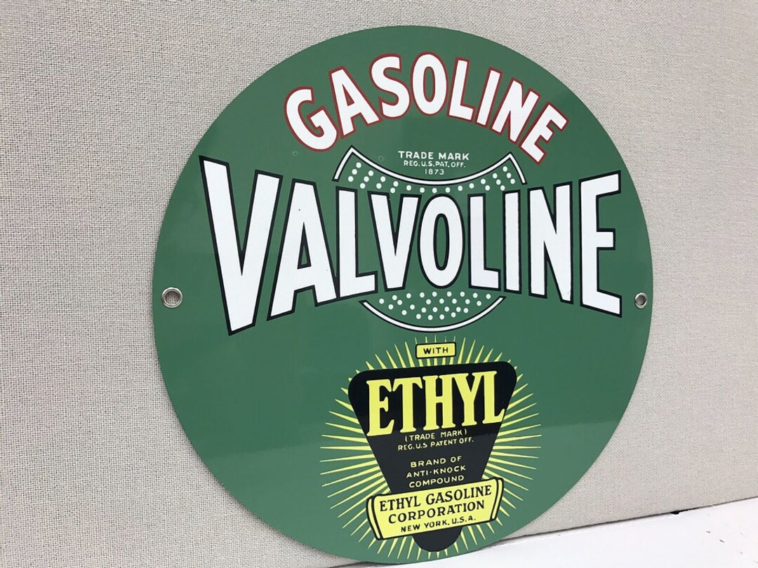 Ethyl Gasoline Vintage Style Advertising Sign - Etsy
