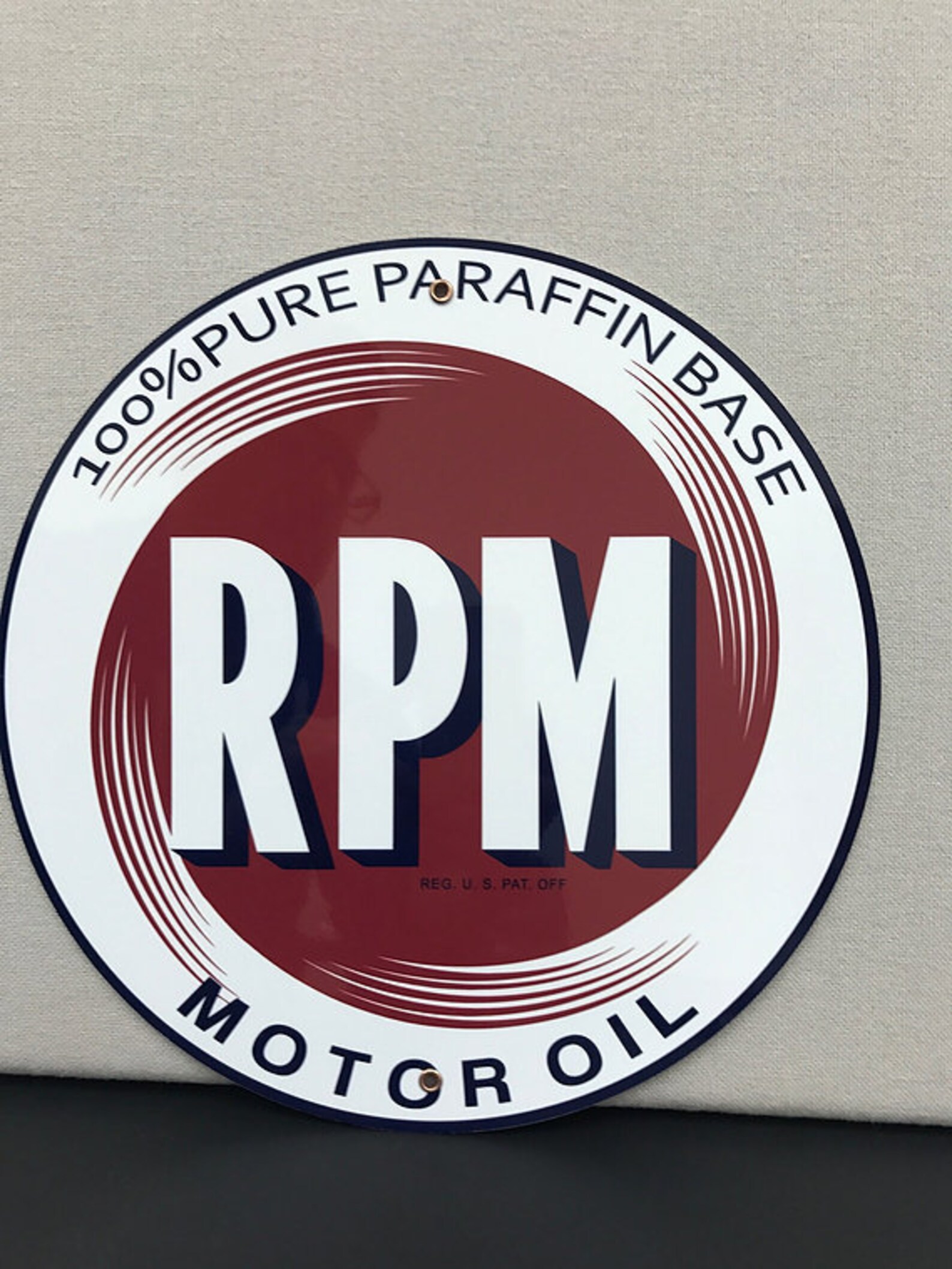 RPM Motor Oil Reproduction Sign - Etsy