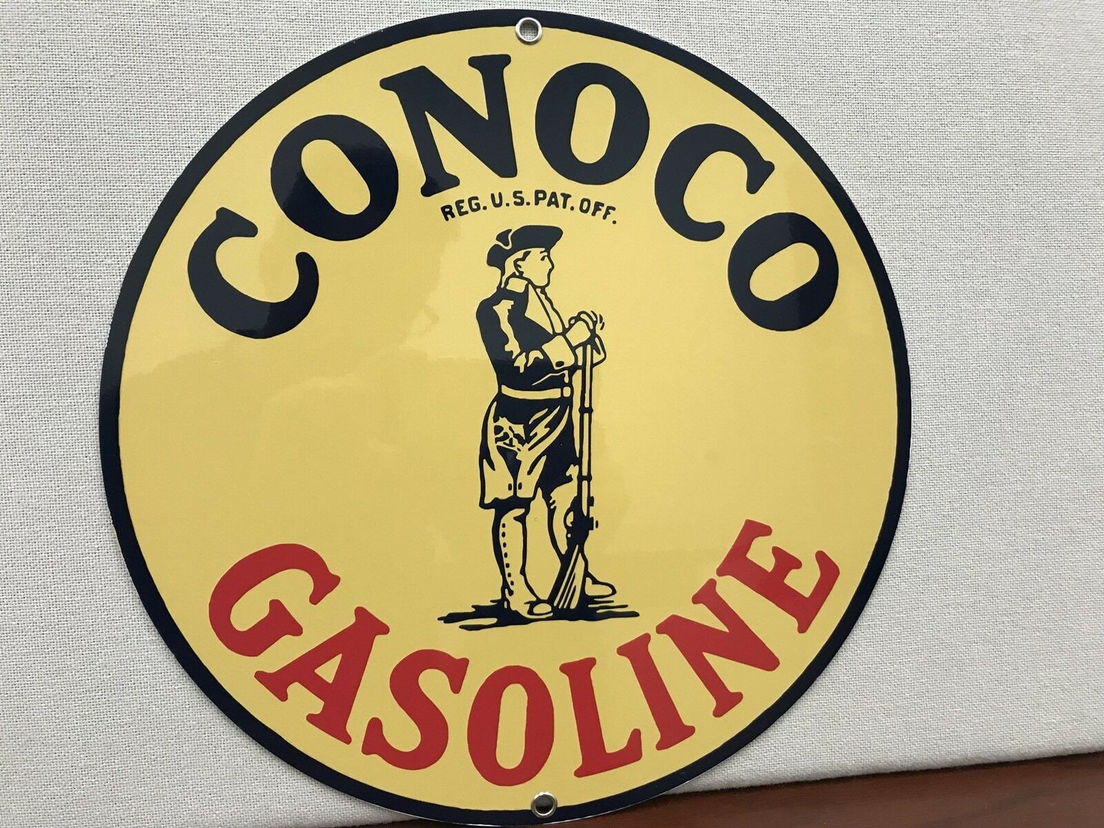 Conoco Gasoline Vintage Style Sign | Etsy