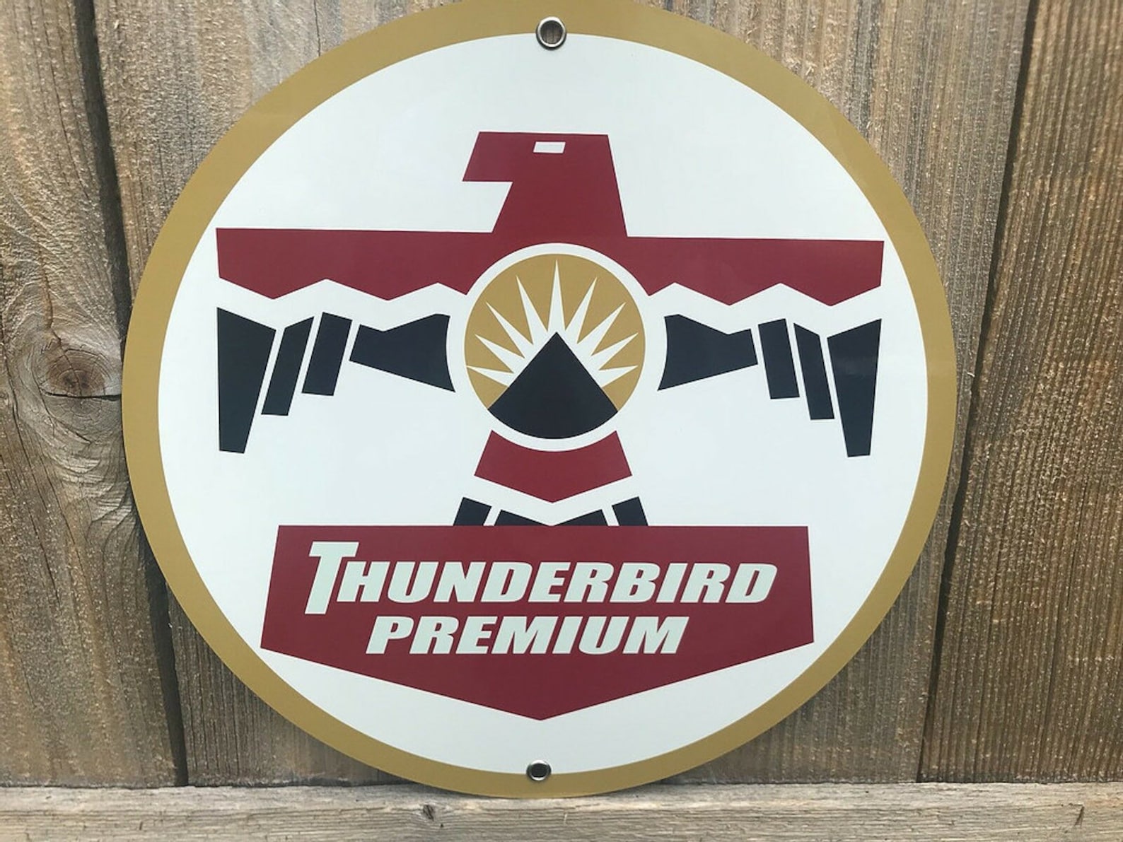 Thunderbird Premium Gasoline Advertising Sign - Etsy