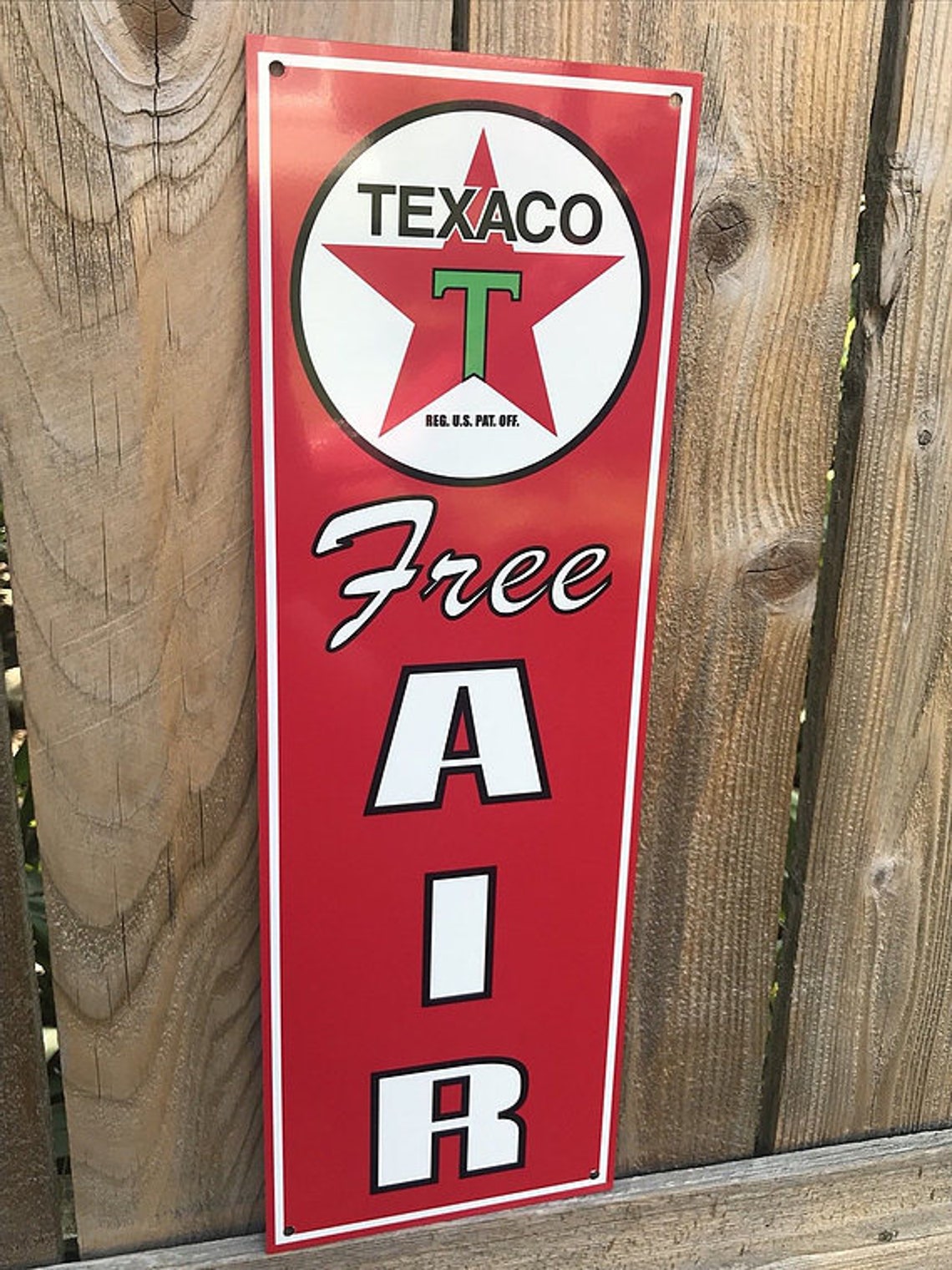 Texaco Free Air Sign - Etsy