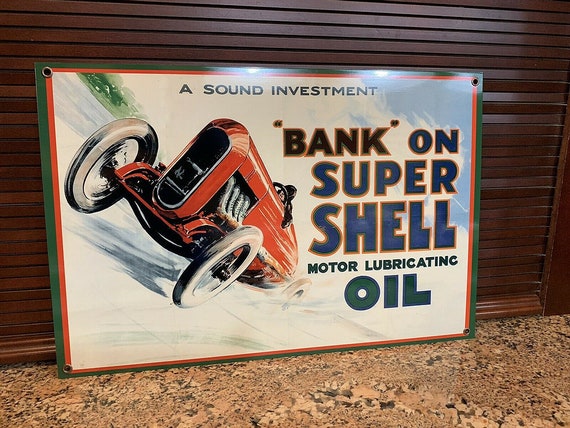 Super Oil Vintage Style Sign | Etsy
