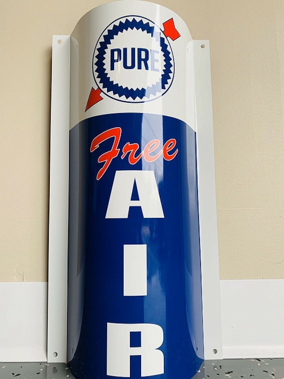 Pure Gasoline Free Air Sign | Etsy