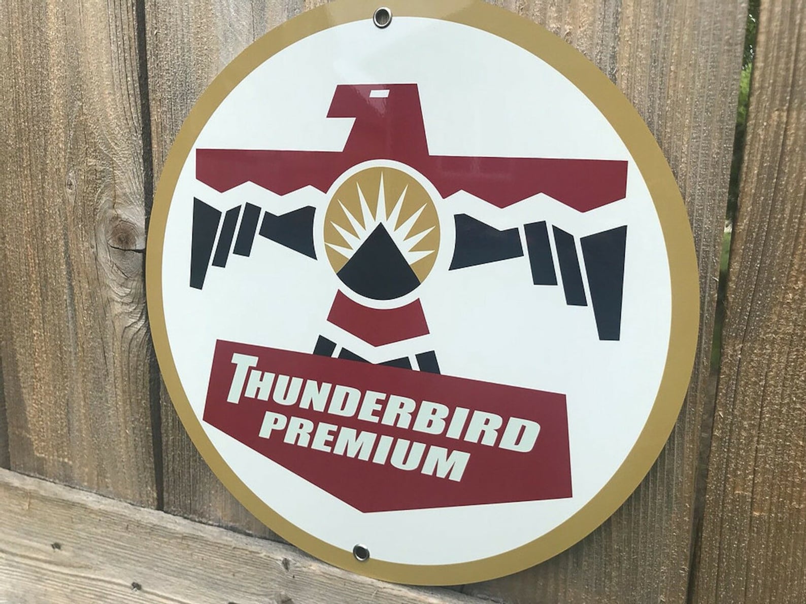 Thunderbird Premium Gasoline Advertising Sign - Etsy