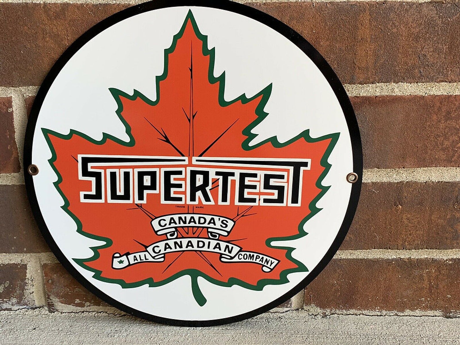 Supertest Canada Gasoline Sign - Etsy