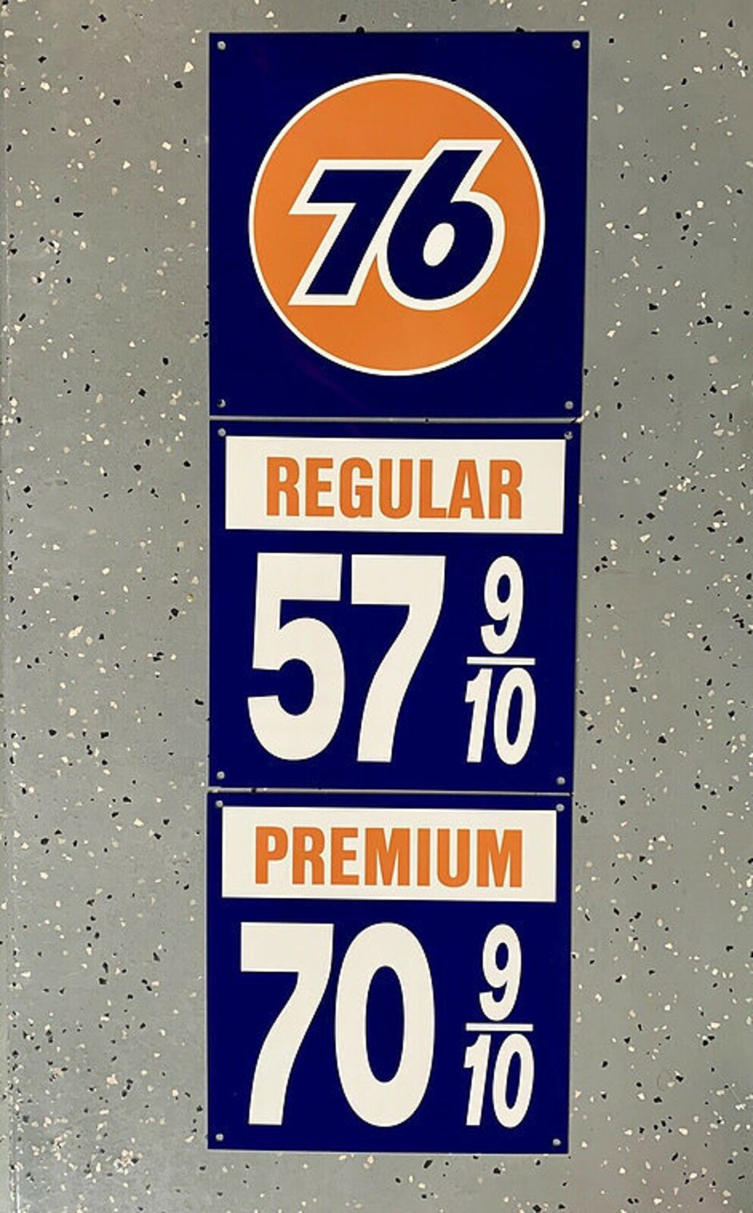 Union 76 Regular & Premium - 3 Piece Sign - Etsy