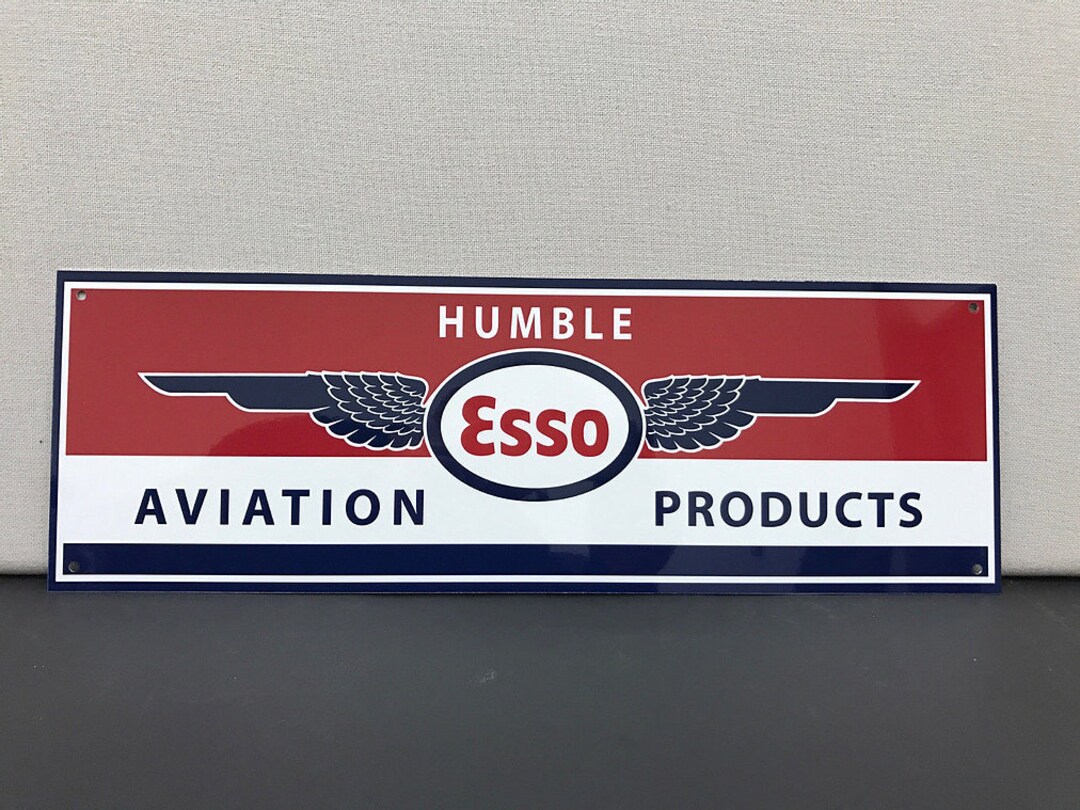 Esso Aviation Products Reproduction Sign - Etsy