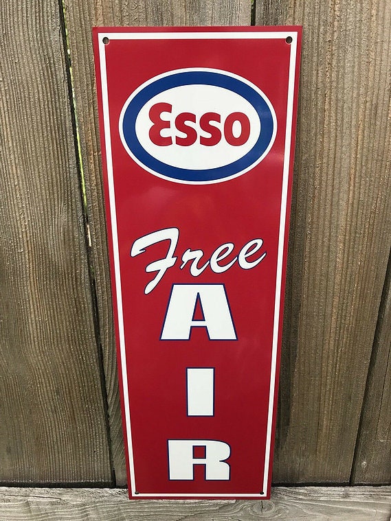 Esso Free Air Vintage Style Sign - Etsy
