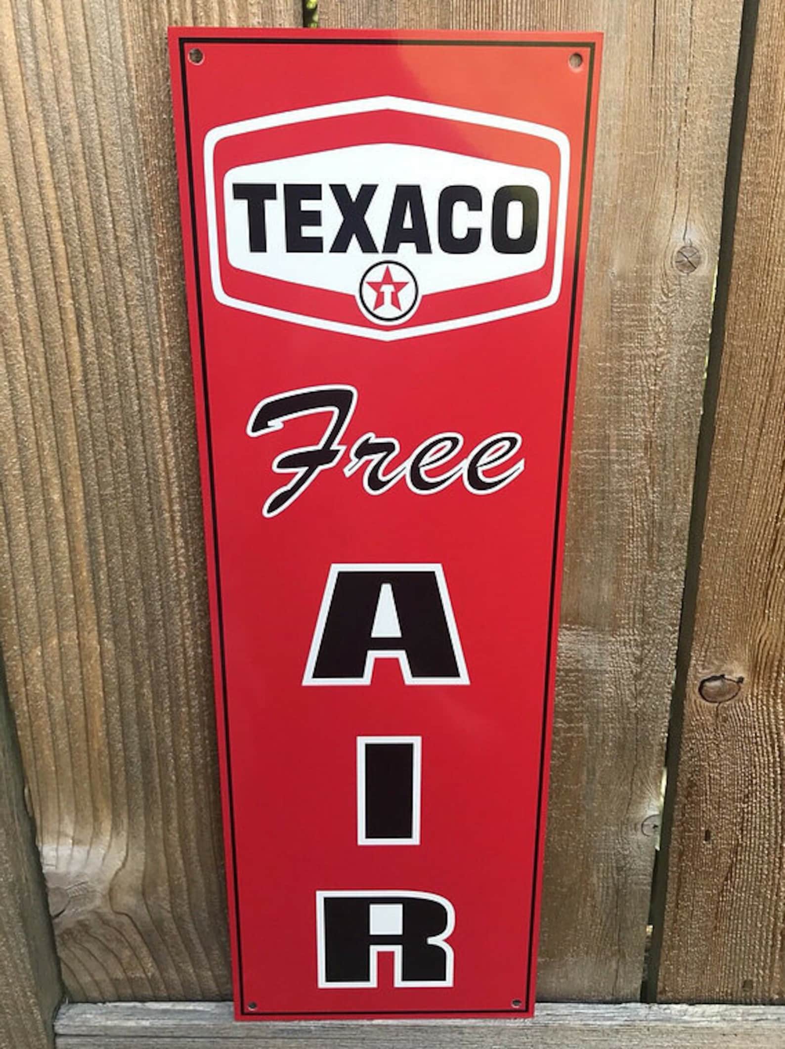 Texaco Free Air Sign - Etsy