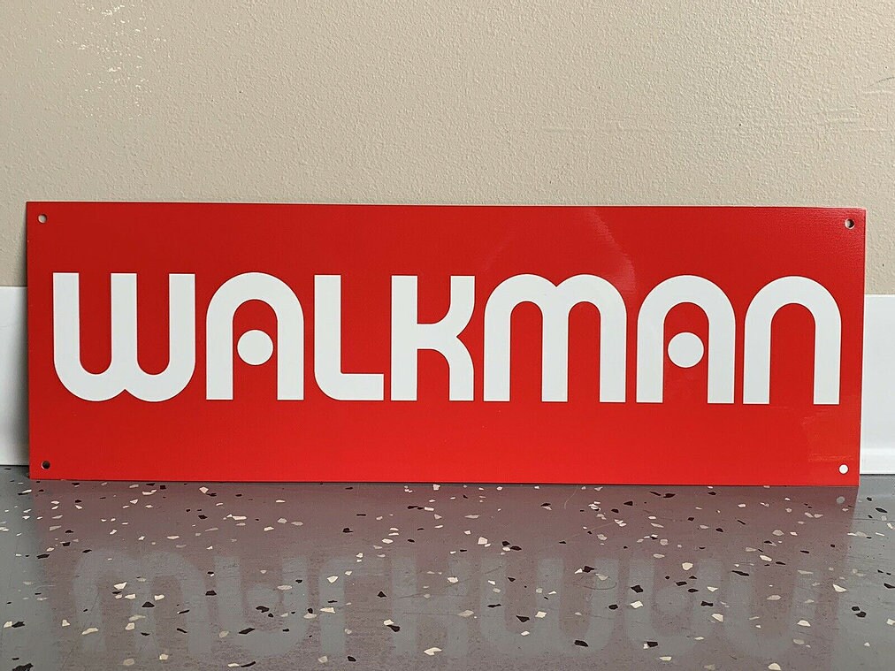 Walkman Vintage Style Sign | Etsy