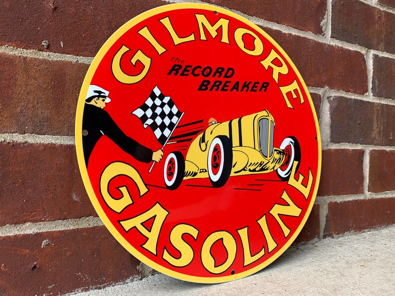 Heavy Steel Gilmore Racing Gasoline Vintage Style Metal Sign - Etsy UK