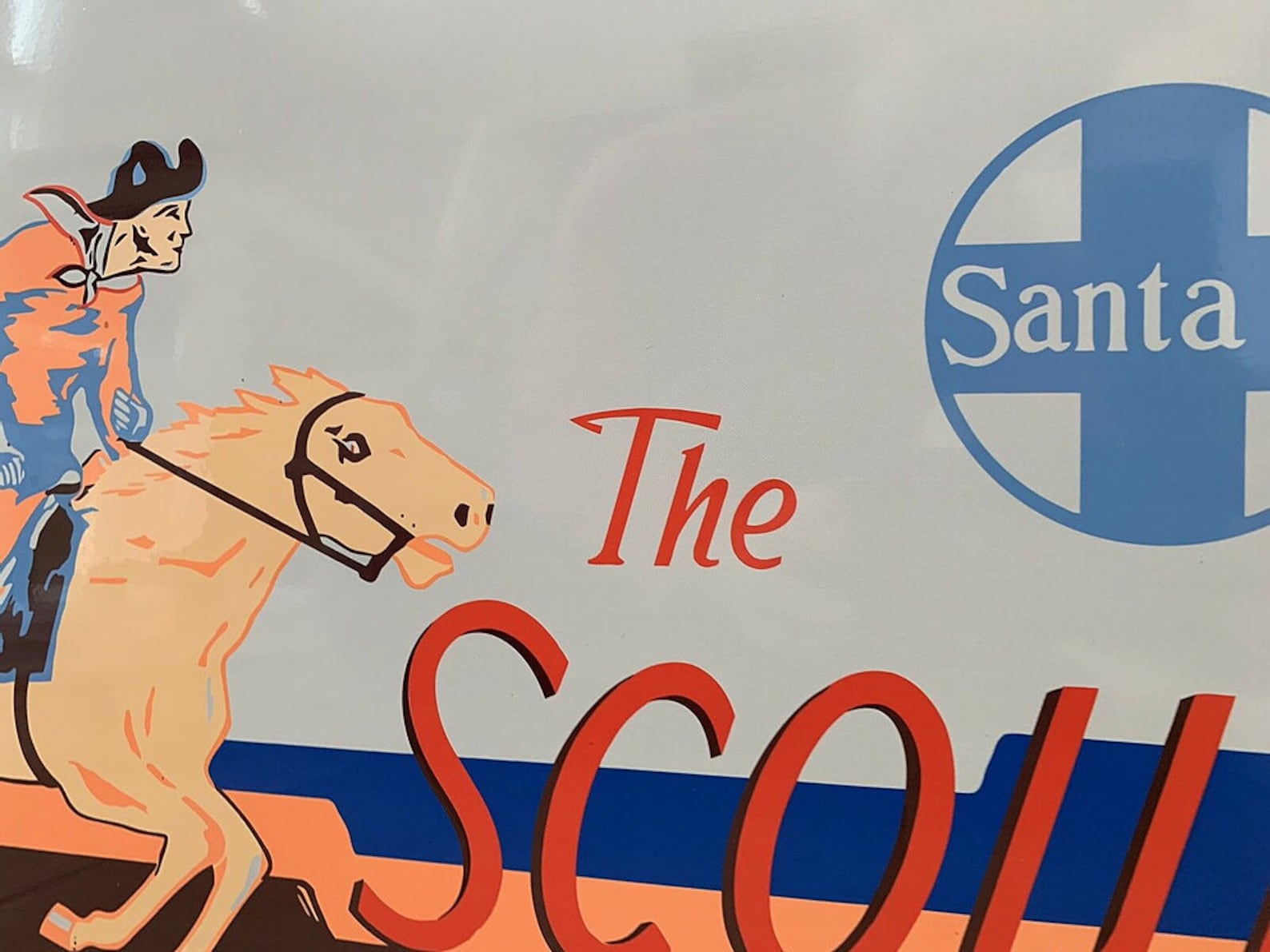 The Scout Santa Fe Railroad Sign | Etsy