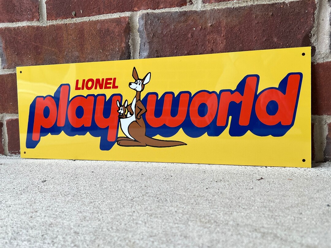Lionel Play World Toy Store Vintage Style Aluminum Sign - Etsy