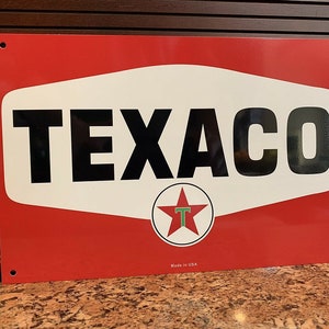 Texaco Vintage Style Sign - Etsy