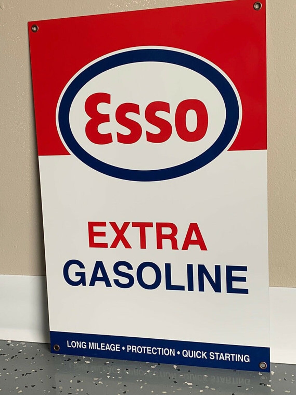 Esso Extra Gasoline Vintage Style Sign - Etsy