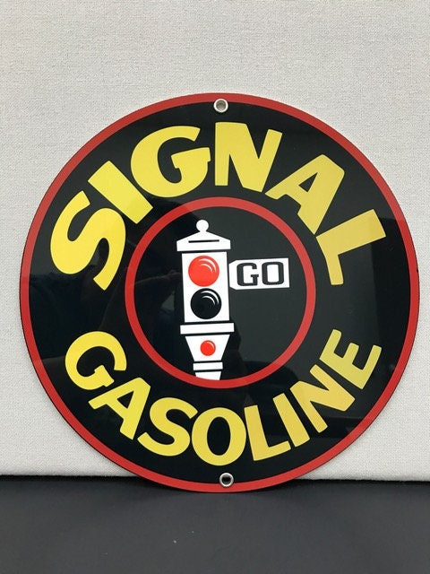 Signal Gasoline Reproduction Sign - Etsy