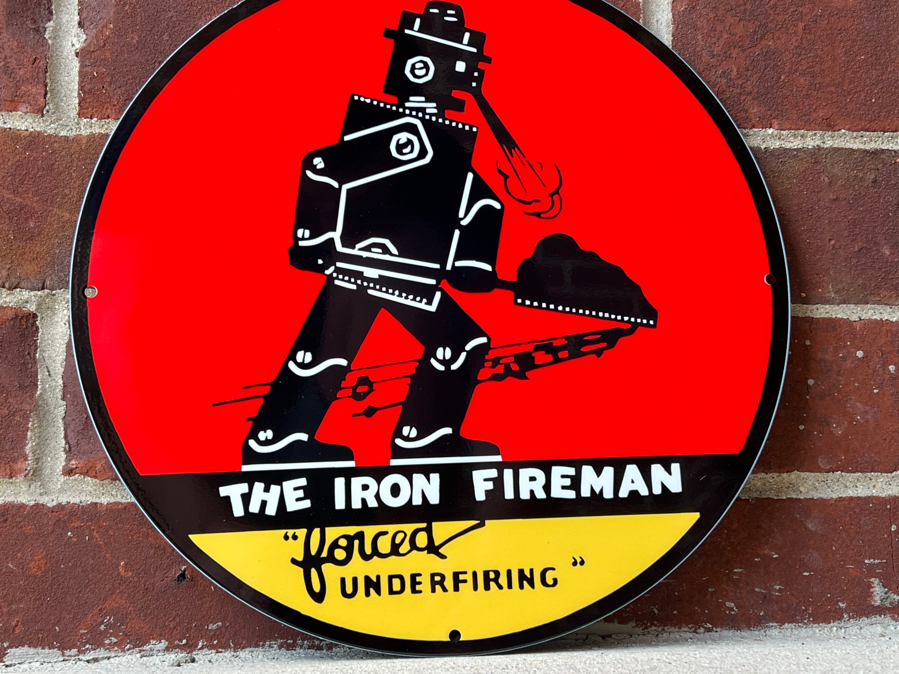 The Iron Fireman Coal Burner Heavy Steel Vintage Style Metal - Etsy Canada