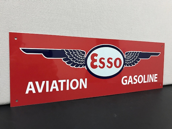 Esso Aviation Reproduction Sign | Etsy