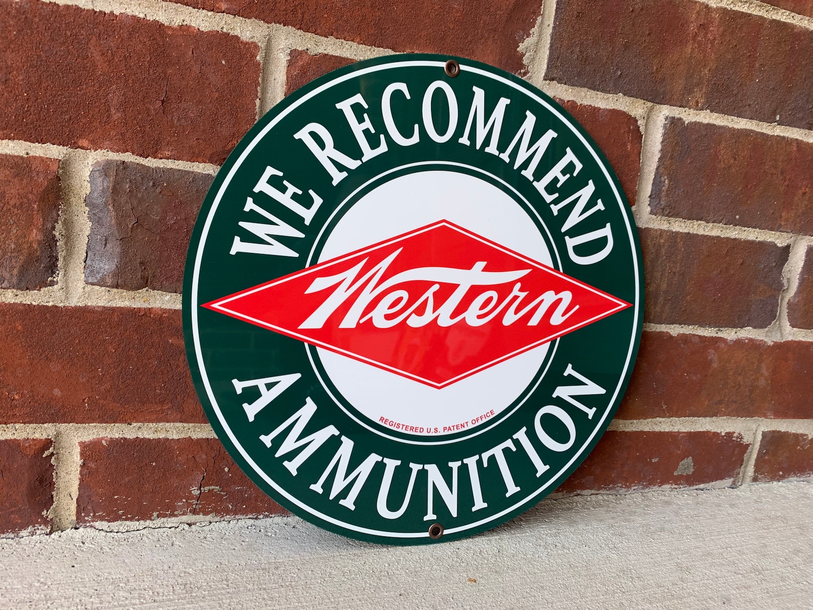Western Ammunition Vintage Style Metal Sign - Etsy